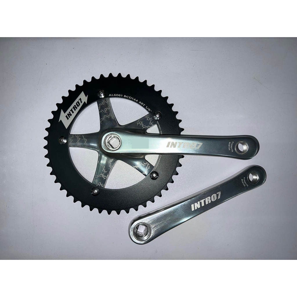 Intro7 48T Square Tapered Crankset for Fixie Fixed Gear Bike Jrspeed ...