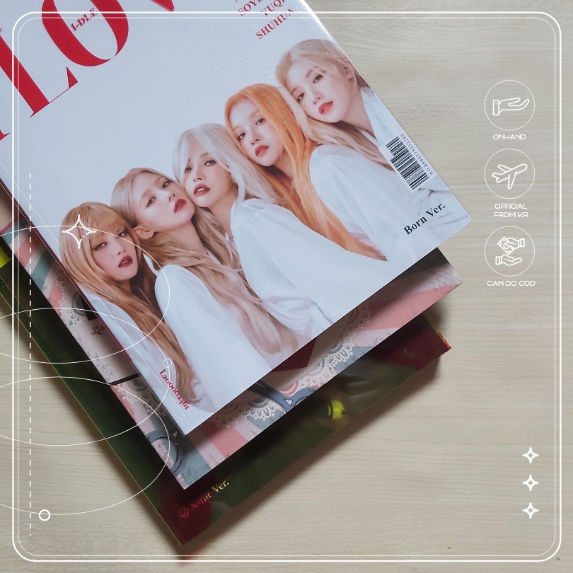 G IDLE - Unsealed I Love Album | X-File Act Born Versions | Shopee ...
