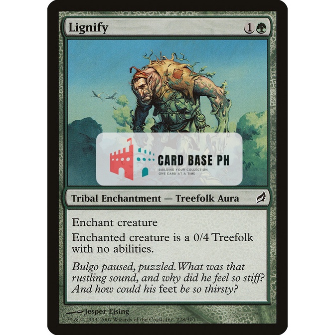Lignify(Lightly Played) - Magic the Gathering Trading Card | Shopee ...