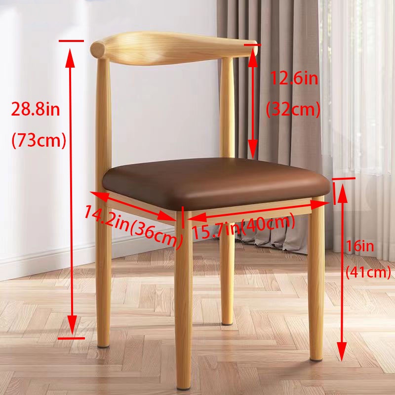 Accent chair Dining Chair Stool backrest chair Steel Chair Wooden ...