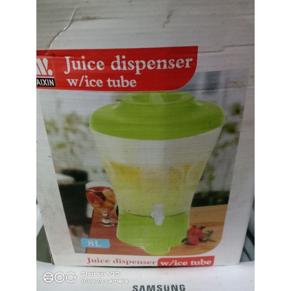Juice Dispenser with Ice Tube 8L | Shopee Philippines