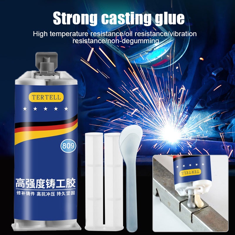 50g/100g Extrusion Metal Repair Glue Industrial High Strength Bonding ...