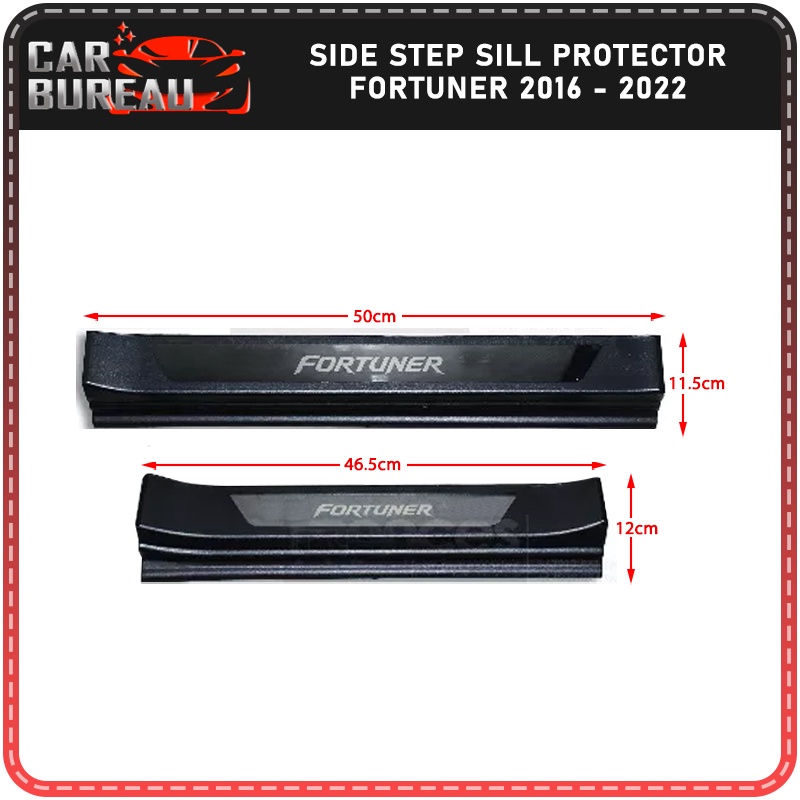 Toyota Fortuner 2016 - 2024 Side Step Sill / Door Step Sill / SSS ...