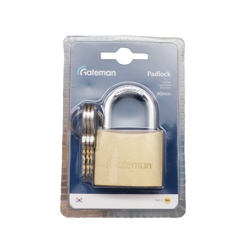 GATEMAN Brass Padlock 40mm | Shopee Philippines