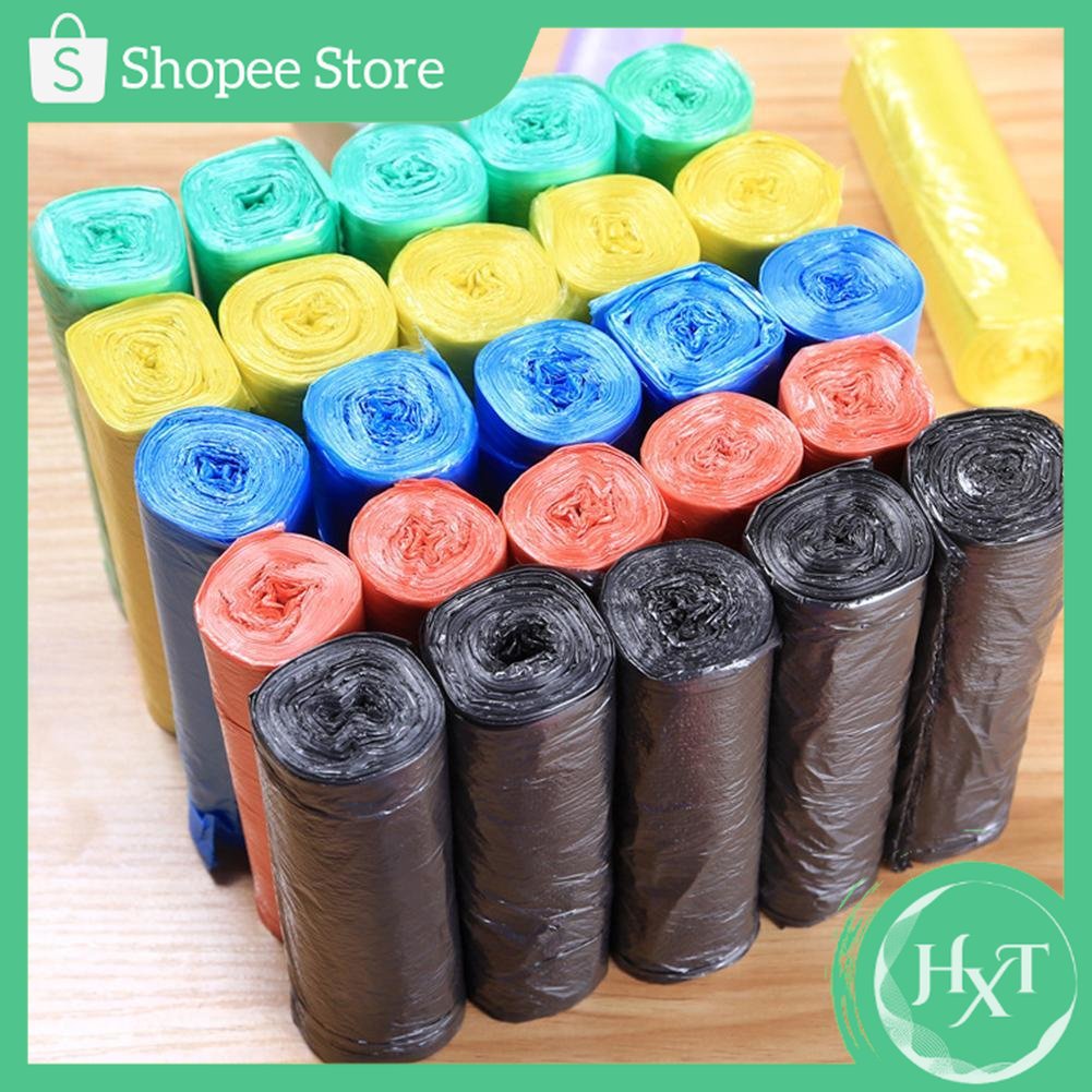 HXT 5N1/2N1 Roll Disposable Black Garbage Trash Bag Waste Pouch ...