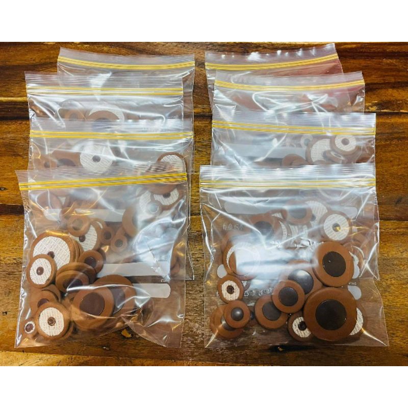 Saxophone Leather Pads - Complete Set with Plastic Resonator | Shopee ...