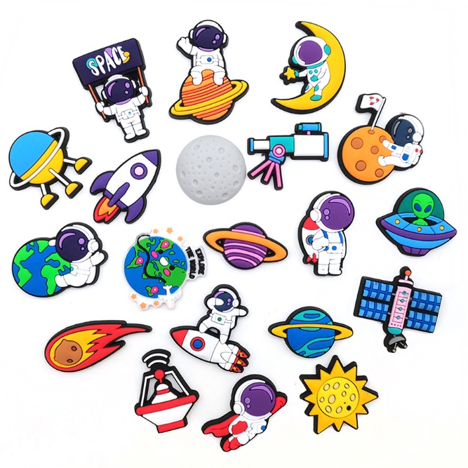 New Crocs UFO Alien Universe jibbitz charm pins for shoes bags cod ...