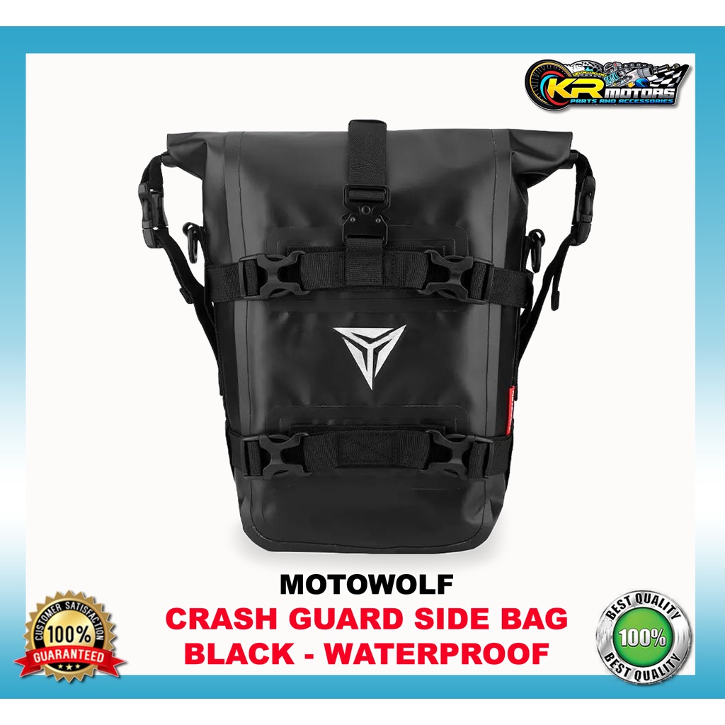 Motowolf Waterproof Crash Bar Side Bag for Motorcycle / Big Bikes ...