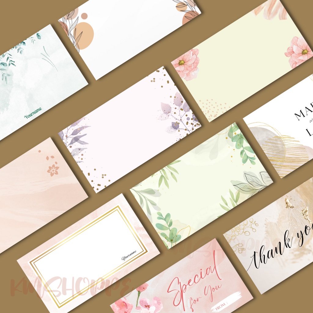 Personalized Gift card Note card Gift Tag [10pcs] VALENTINES DAY ...
