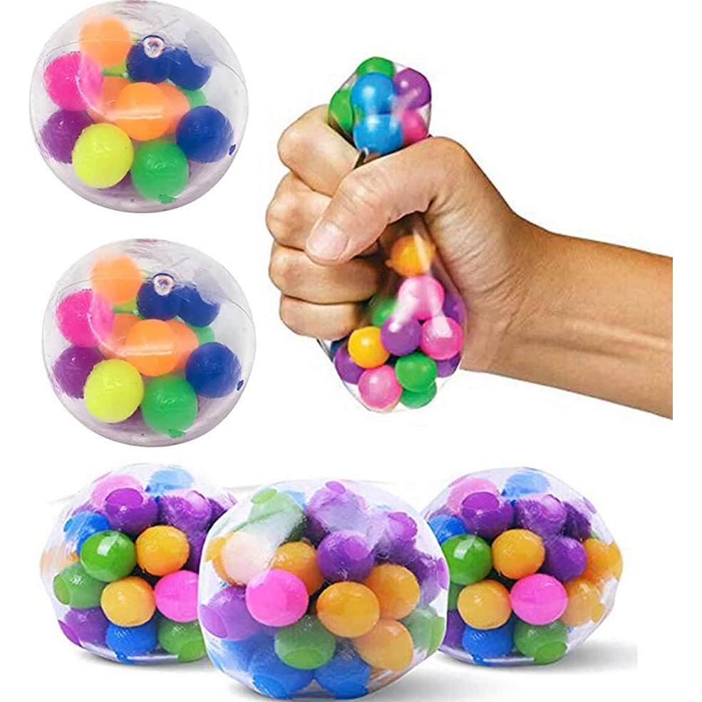 6cm Large Size Rainbow DNA Stress Relief Ball Toys/Fidget Toys squishy ...