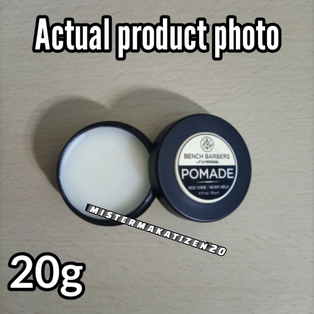Bench Barbers Pomade High Shine 80g/20g | Shopee Philippines