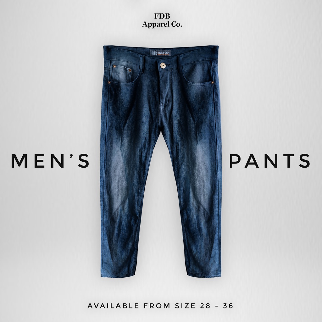 Mens Denim Maong Korean Fashion Aesthetic Colored Pants RRJ BEEPOP Slim ...