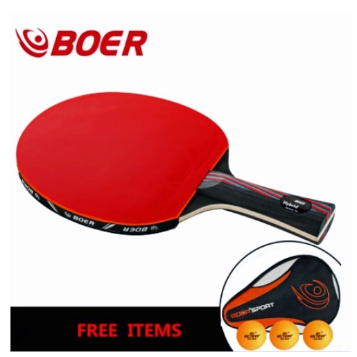 Original Boer 9.8 Table Tennis Racket Finished Pingpong Rackets Three ...