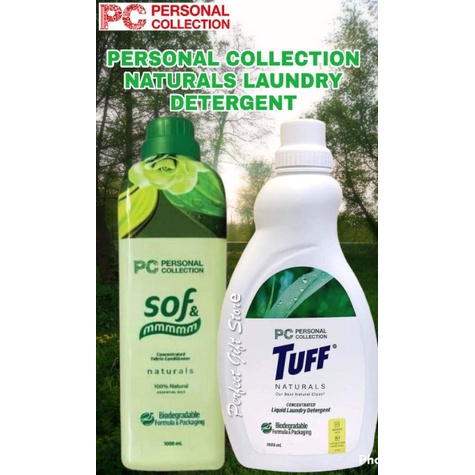 PC SOF FABRIC CONDITIONER AND TUFF LIQUID DETERGENT 1000ML 1SET ...