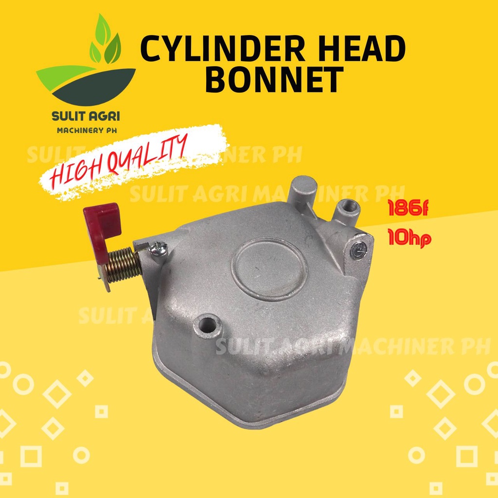 Cylinder Head Cover Bonnet 186F 10hp Air Cooled Diesel Engine | Shopee ...