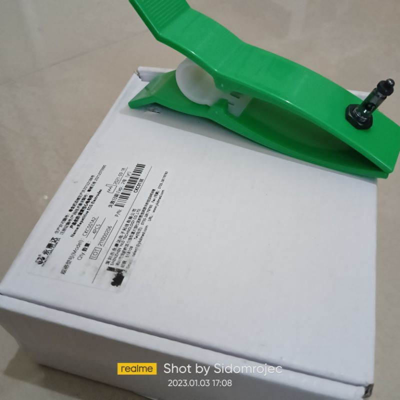 HIJAU Green - ECG Electrode Climb Clamp ECG Foot and Hand Electrode ...