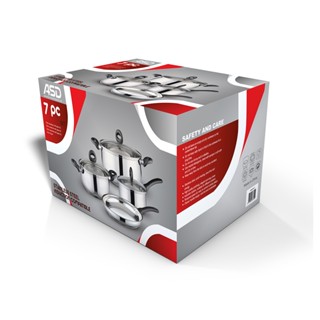 ASD Stainless Steel Induction Cookware Set 7pcs | Shopee Philippines