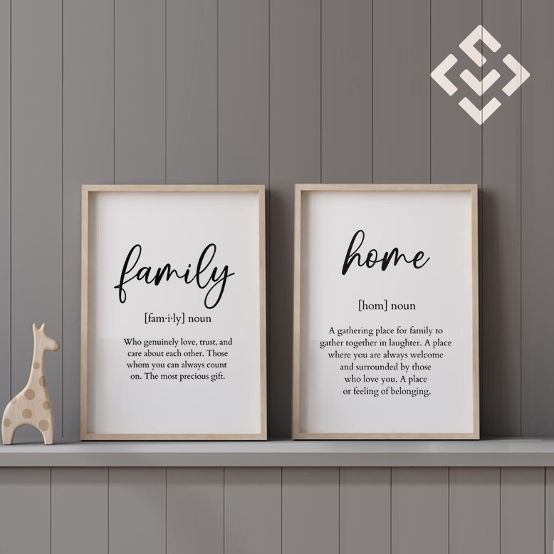 HIASAN DINDING Family Home Naoun Wall Decoration Room Decoration Wall ...