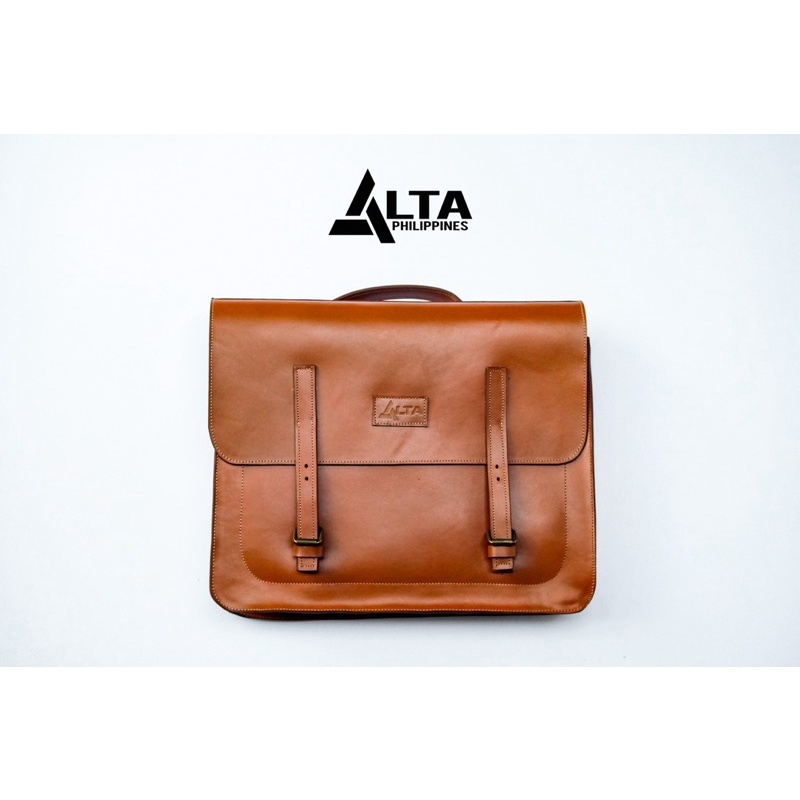 ALTA MESSENGER BAG COLLECTIONS - GENUINE COWHIDE LEATHER/ MARIKINA MADE ...