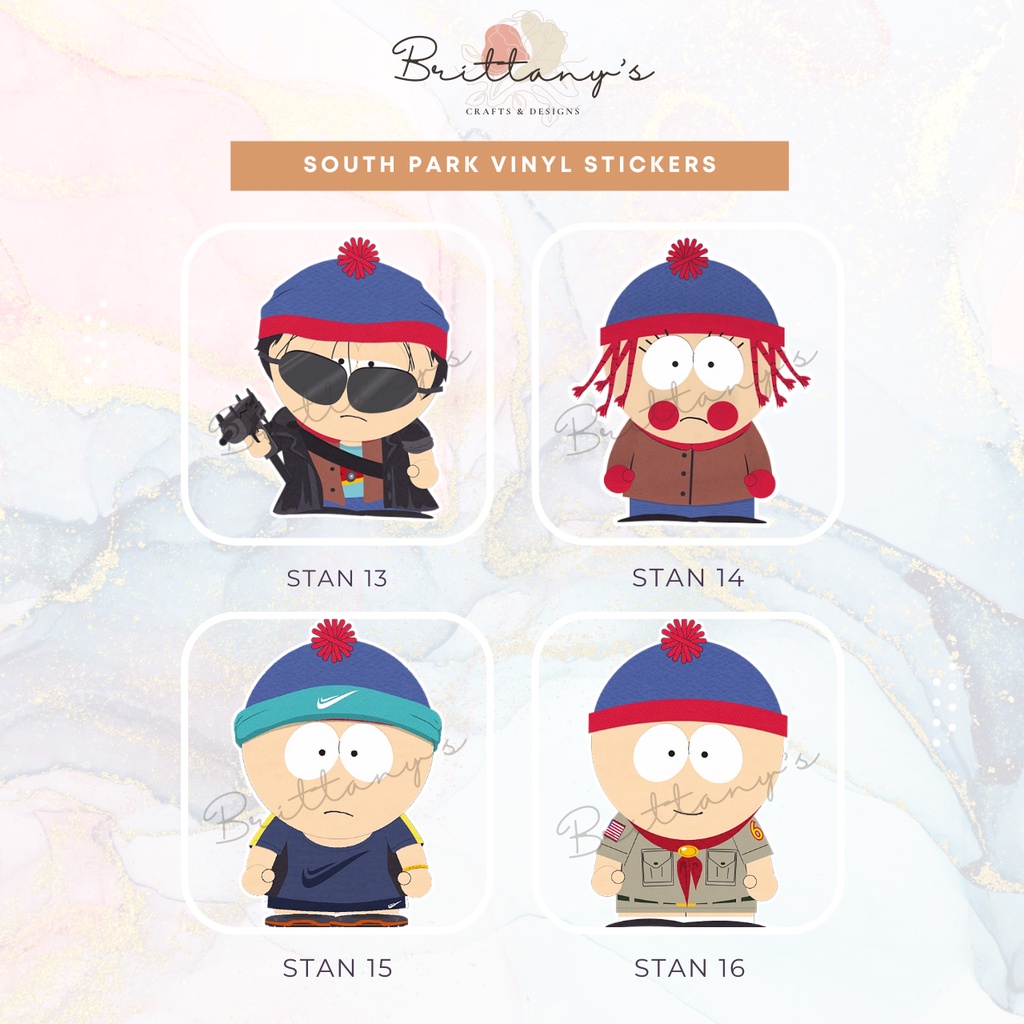South Park Premium Vinyl Stickers - Stan Marsh (2 of 2) | Shopee ...