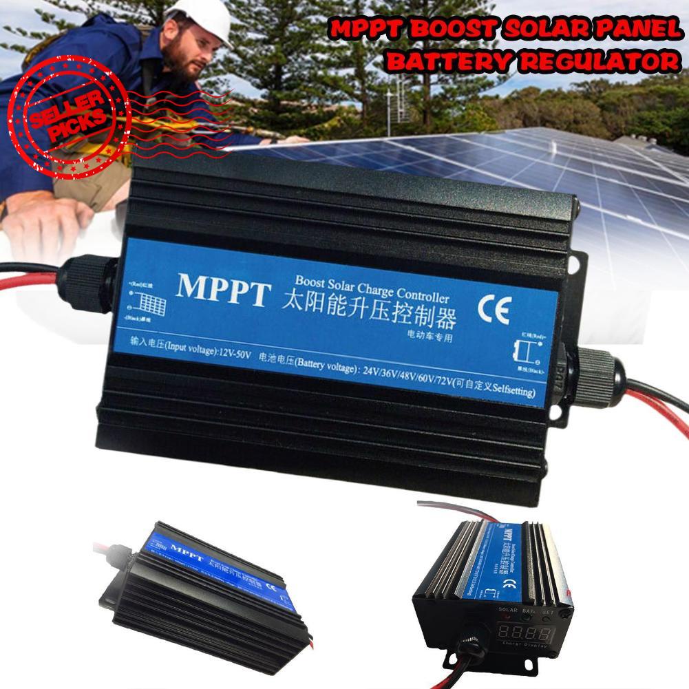 4 LEDS MPPT Boost Solar Charge Controller Panel Regulator System Regulator Battery Solar N6J6 ...