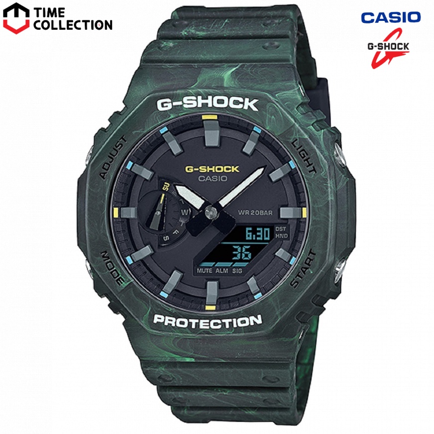 Casio G-shock GA-2100FR-3A Mystic Forest Digital Analog Watch | Shopee ...