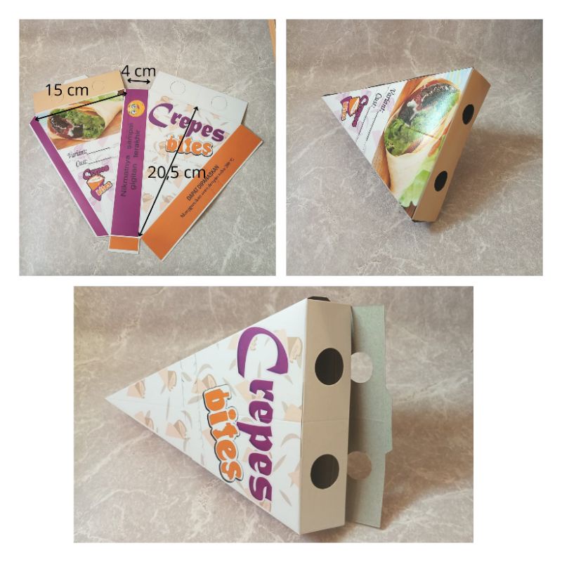 Crepes Pizza Packaging Box | Shopee Philippines