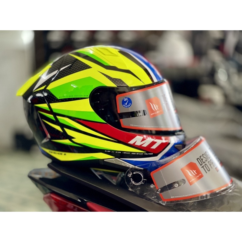 MT FF110 REVENGE 2 Fullface Helmet + Free Clear Visor (KLEY) | Shopee ...