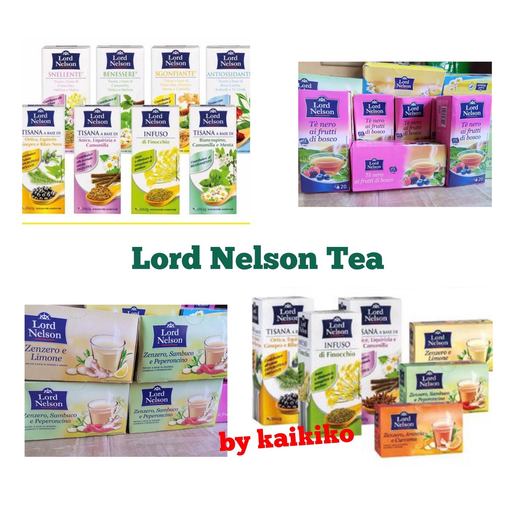 Lord Nelson/ Tea different flavour On Hand/25/20 bags per box | Shopee ...