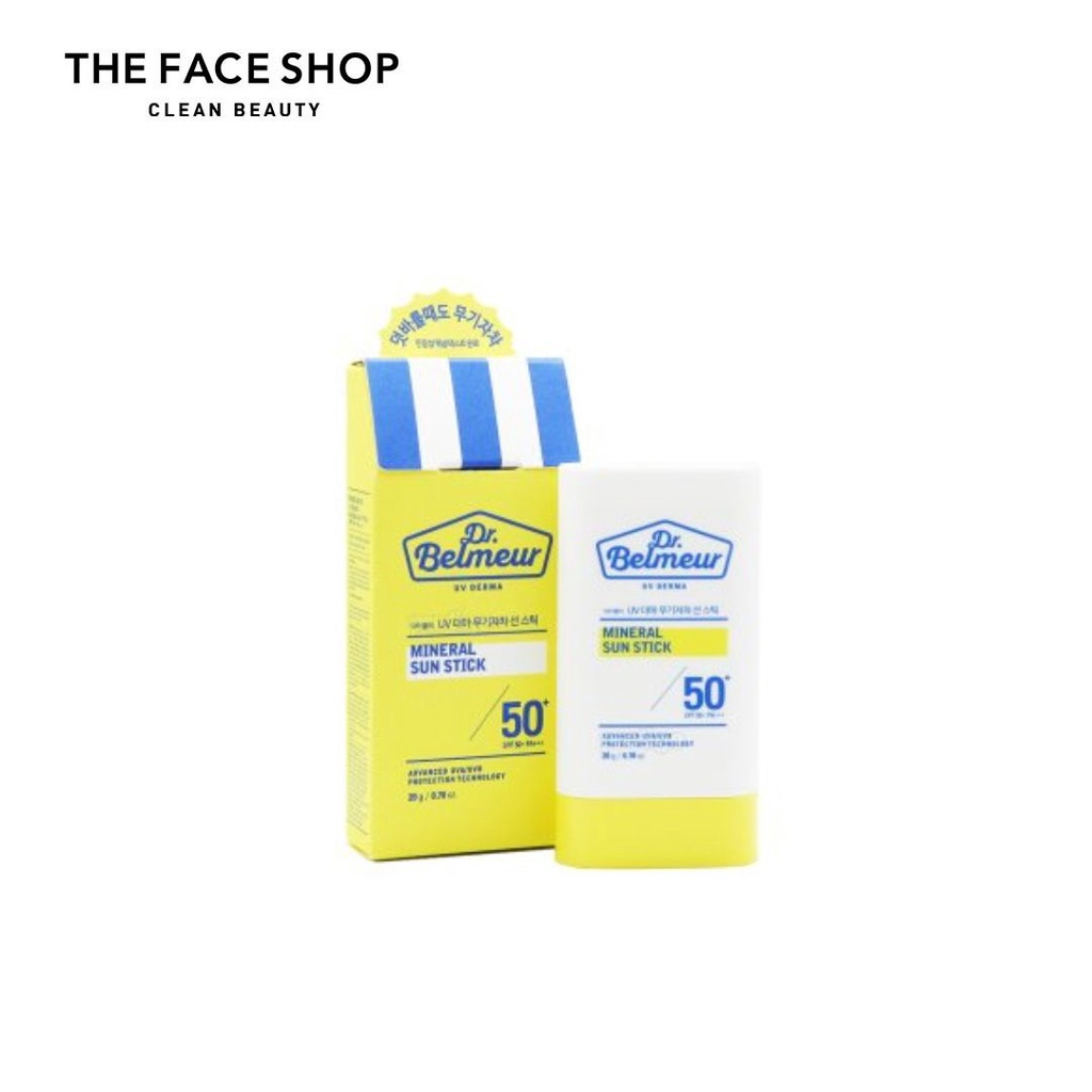 The Face Shop Dr.Belmeur Uv Derma Mineral Sun Stick Spf50+Pa ...
