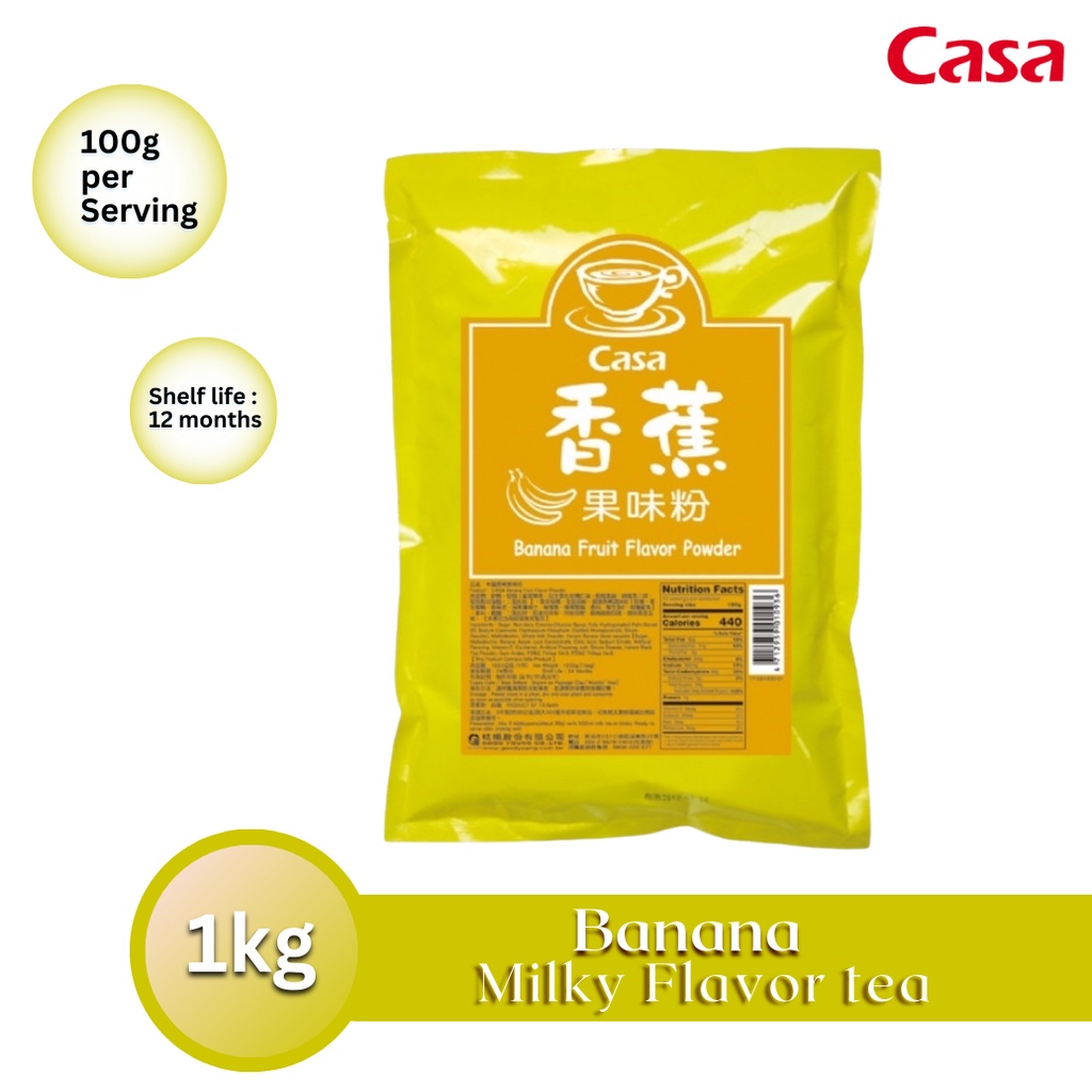 Casa Banana Milky Flavor Tea 1kg | Shopee Philippines