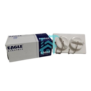 EAGLE WEATHERPROOF 2 GANG OUTLET POLYCARBONATE EAGLE 3982 | Shopee ...