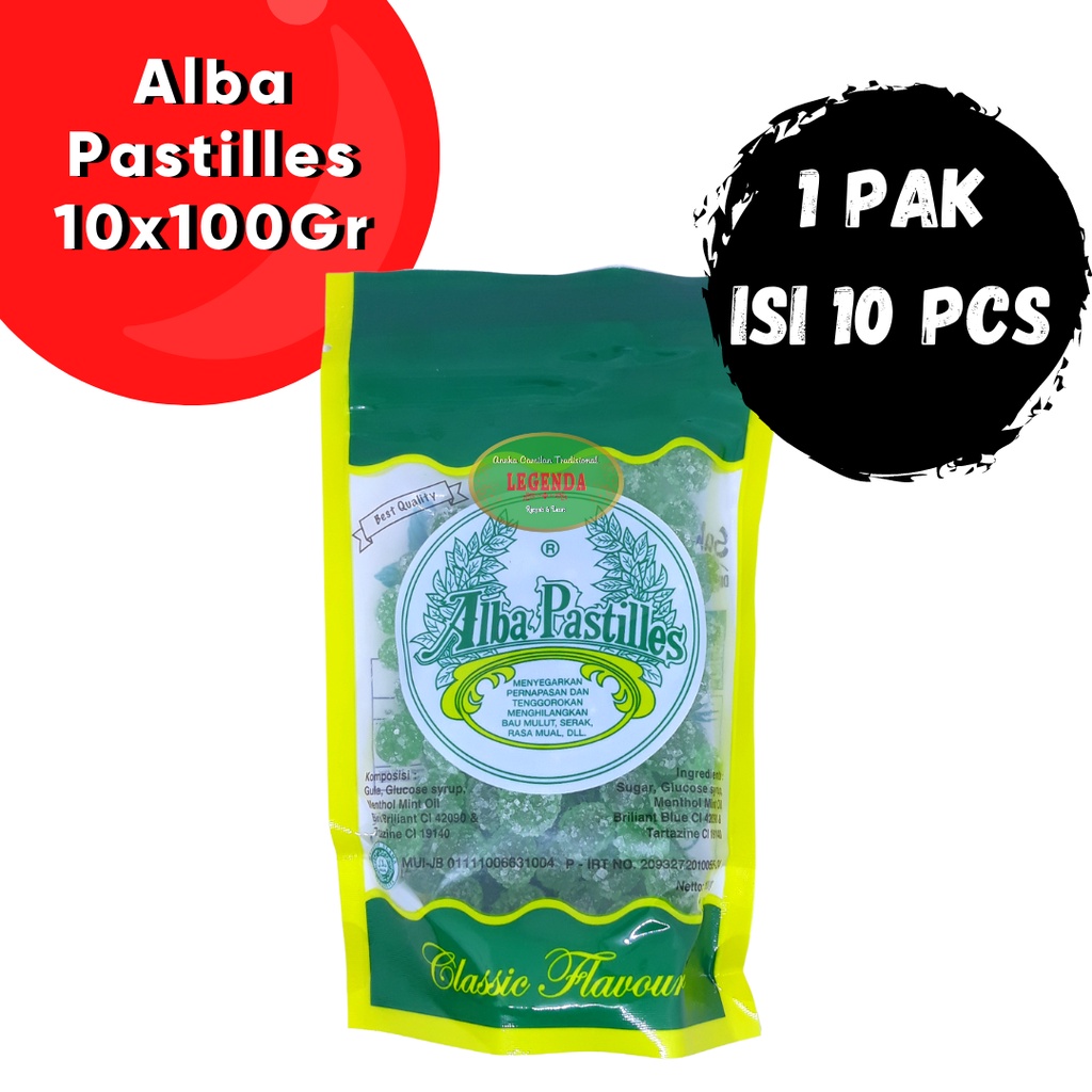PUTIH KAYU Alba Pastilles Candy 100gr Contents 10 Eucalyptus Oil ...