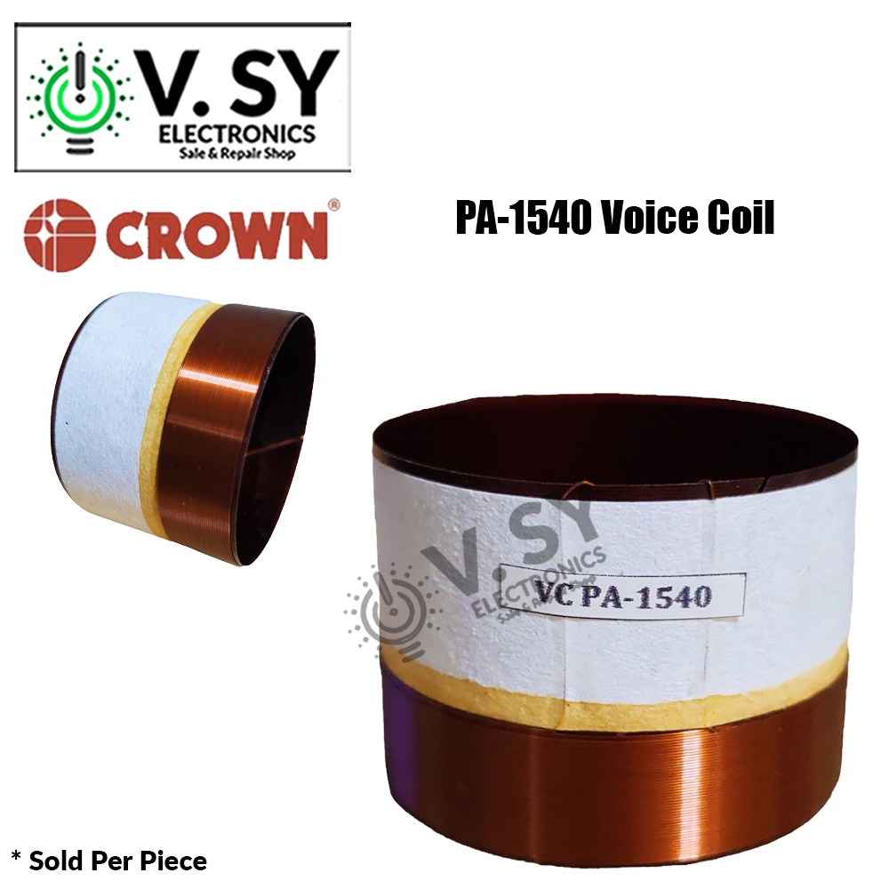 Original Crown PA-1540 Replacement Voice Coil | Shopee Philippines