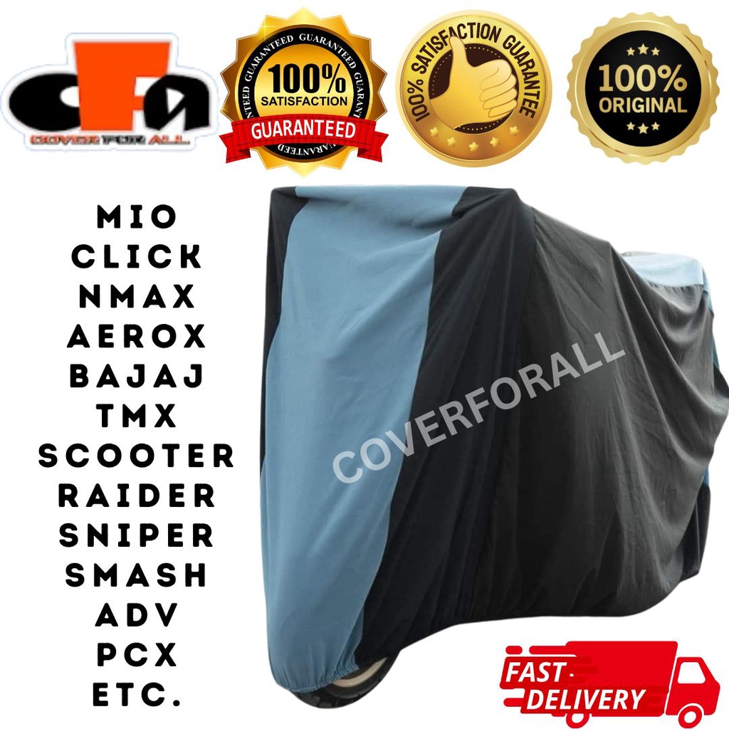 MOTORCYCLE COVER ALL TYPES MIO/ CLICK/ NMAX/ AEROX/ BAJAJ/ TMX/ SCOOTER ...