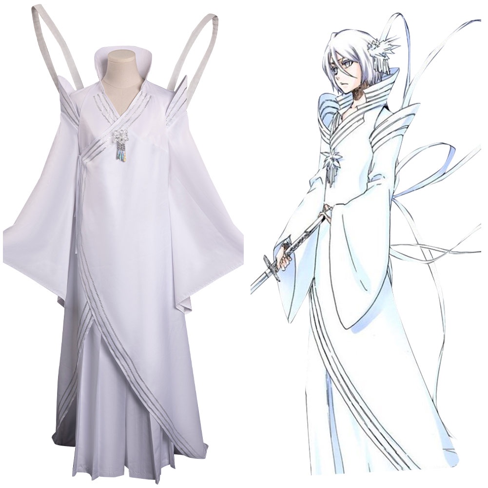 BLEACH Kuchiki Rukia Kuchiki Rukia Japanese Kimono Outfits Halloween ...