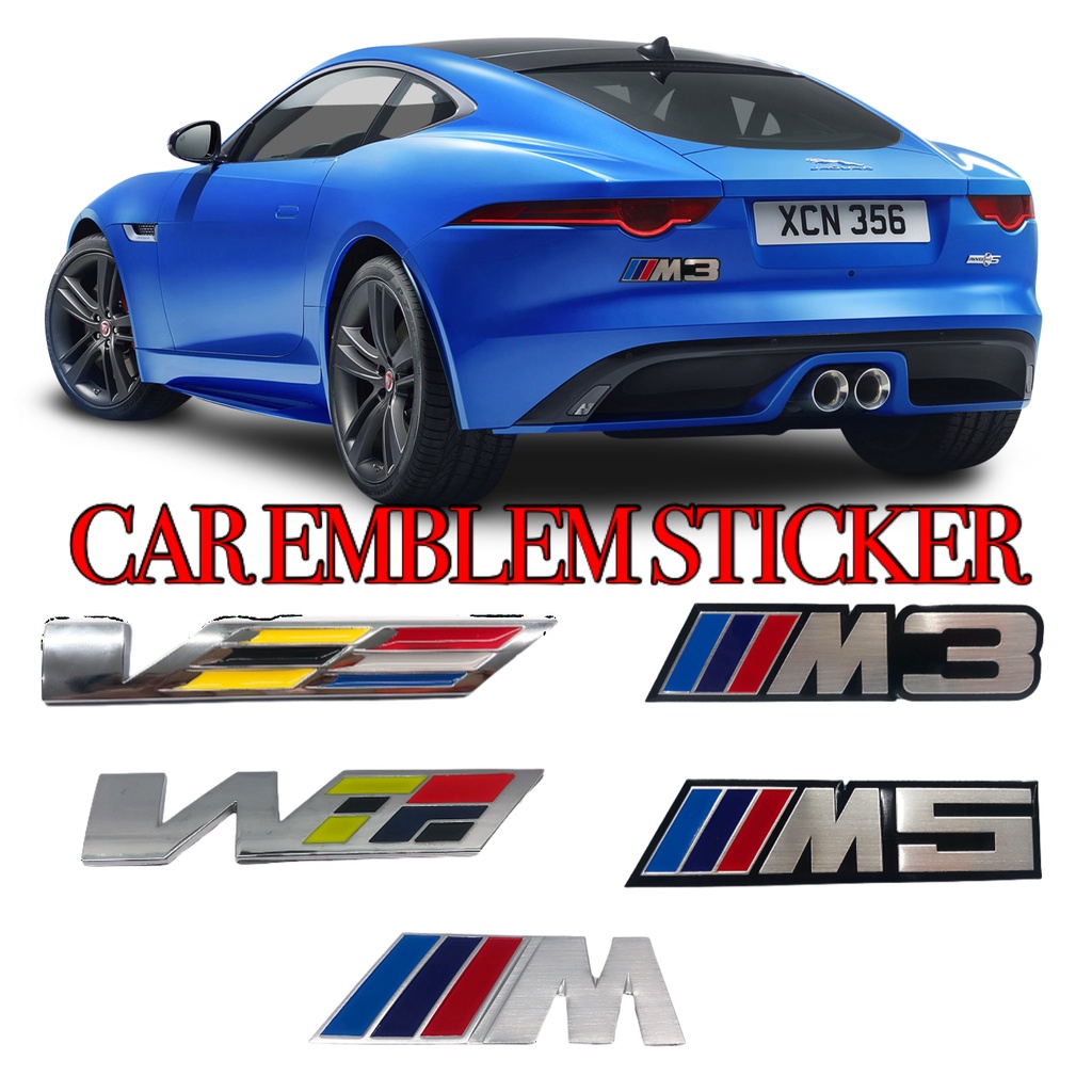 LD 1pc Assorted Car Emblem Sticker Badge (Good Quality) | Shopee ...
