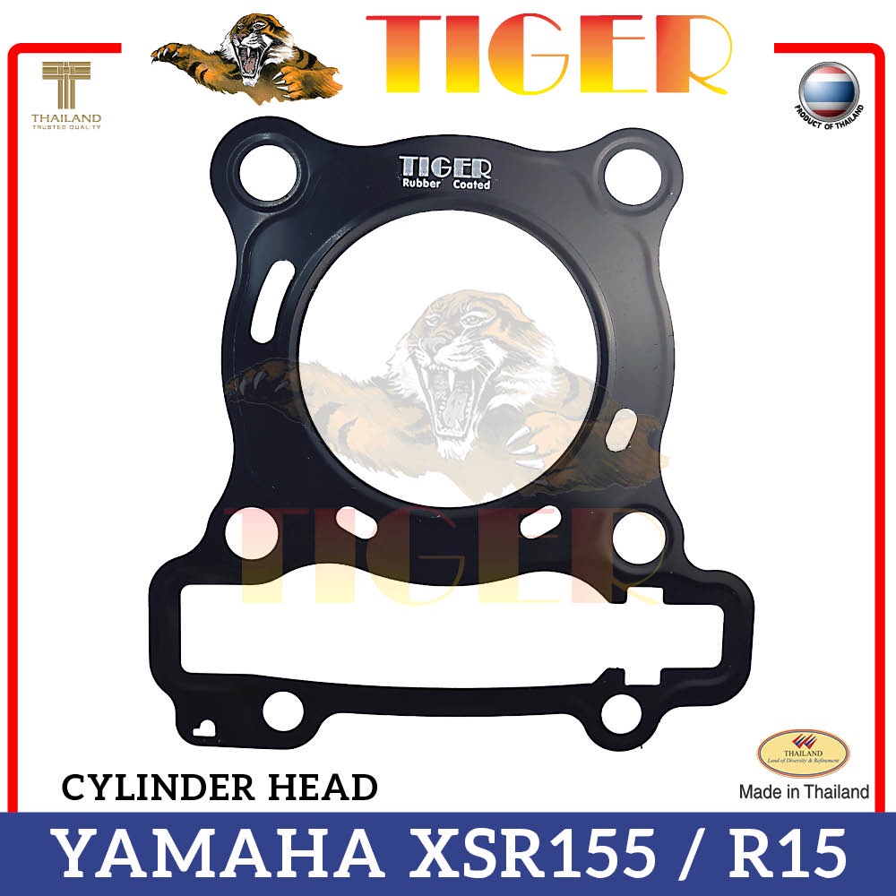 Tiger XSR155 / R15 [Yamaha] Head / Base / Crankcase Cover Gaskets (100% ...