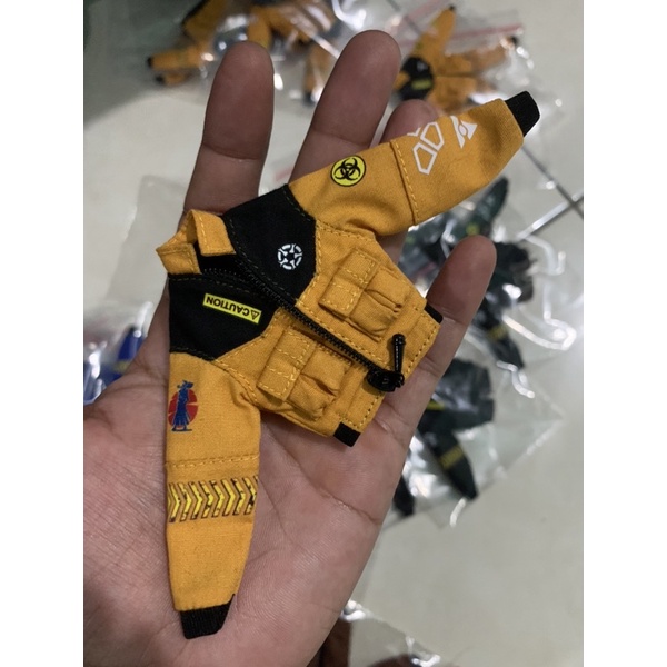 Kitbash 1/12 Yellow Samurai Techwear Jacket Mezco Dasin Note 3A ...