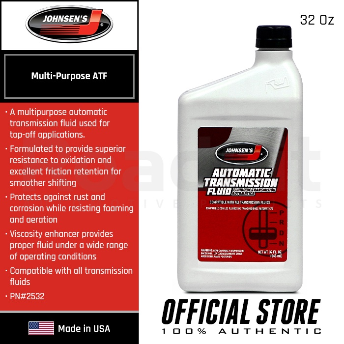 Johnsen's Multi-Purpose Automatic Transmission Fluid ATF 1qt 2532 ...