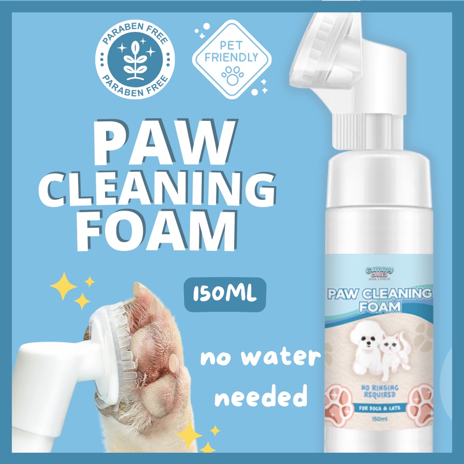 PAW CLEANING FOAM Foot Cleaning for Cat Dog Deodorant Paw Wash Paw Care ...