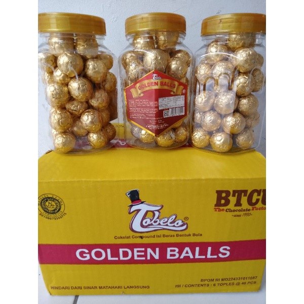 Golden BALL - Golden BALL - Golden BALL 240g Mini Chocolate BALL Toples ...