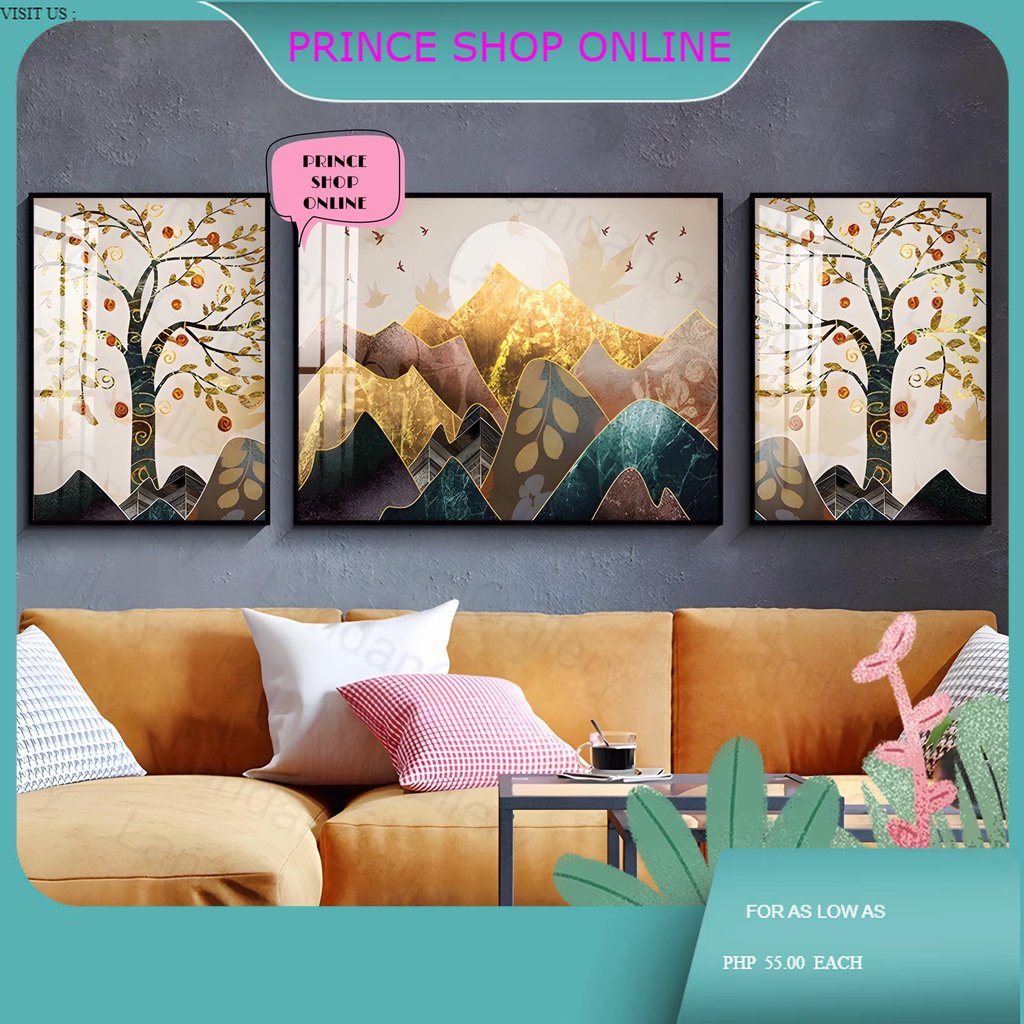 PVC BOARD HOME WALL DECOR NEW DESIGN SET BY 3 PCS | Shopee Philippines