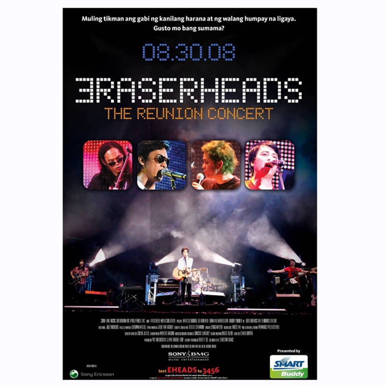 Eraserheads The Reunion Concert Poster Posters Wall Home Decor Decoration Size 19 x 13inc ...