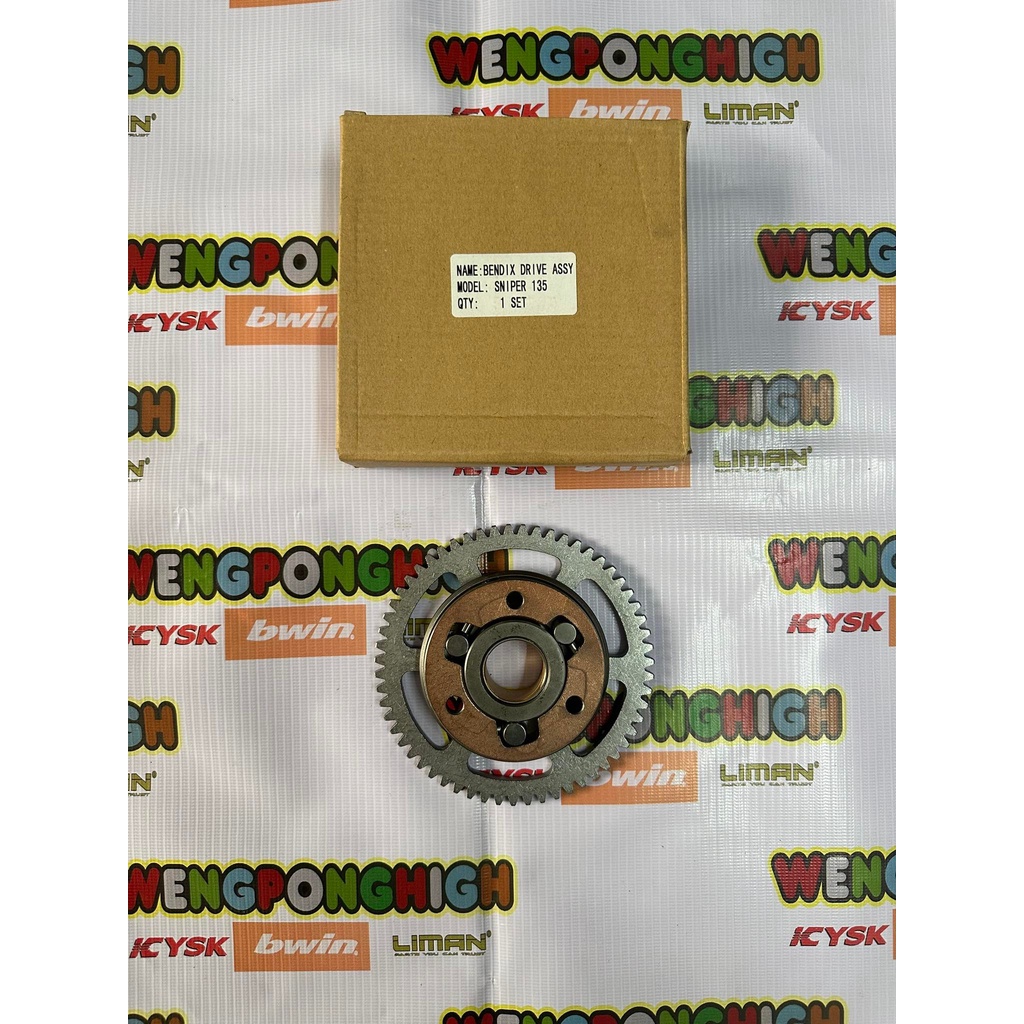 BENDIX DRIVE ASSY WITH GEAR SNIPER135 CLASSIC YSK BRAND | Shopee ...