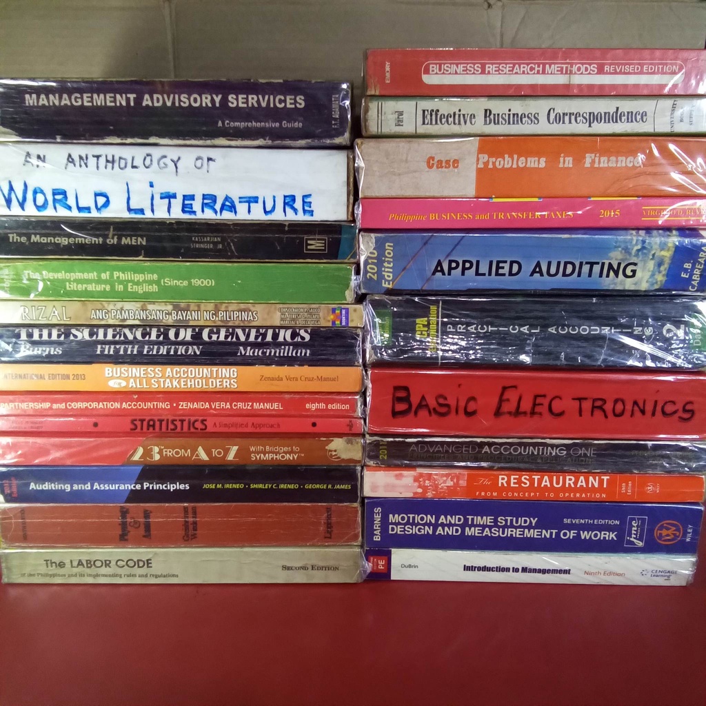 TXT15 COLLEGE TEXTBOOKS (Pre-loved) | Shopee Philippines