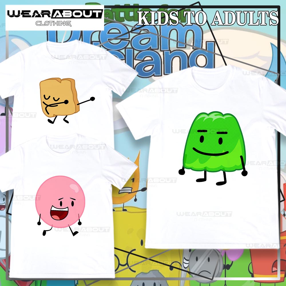 BFDI Shirt for kids I BFDI Tshirt for kids BFDI Characters Col3 ...