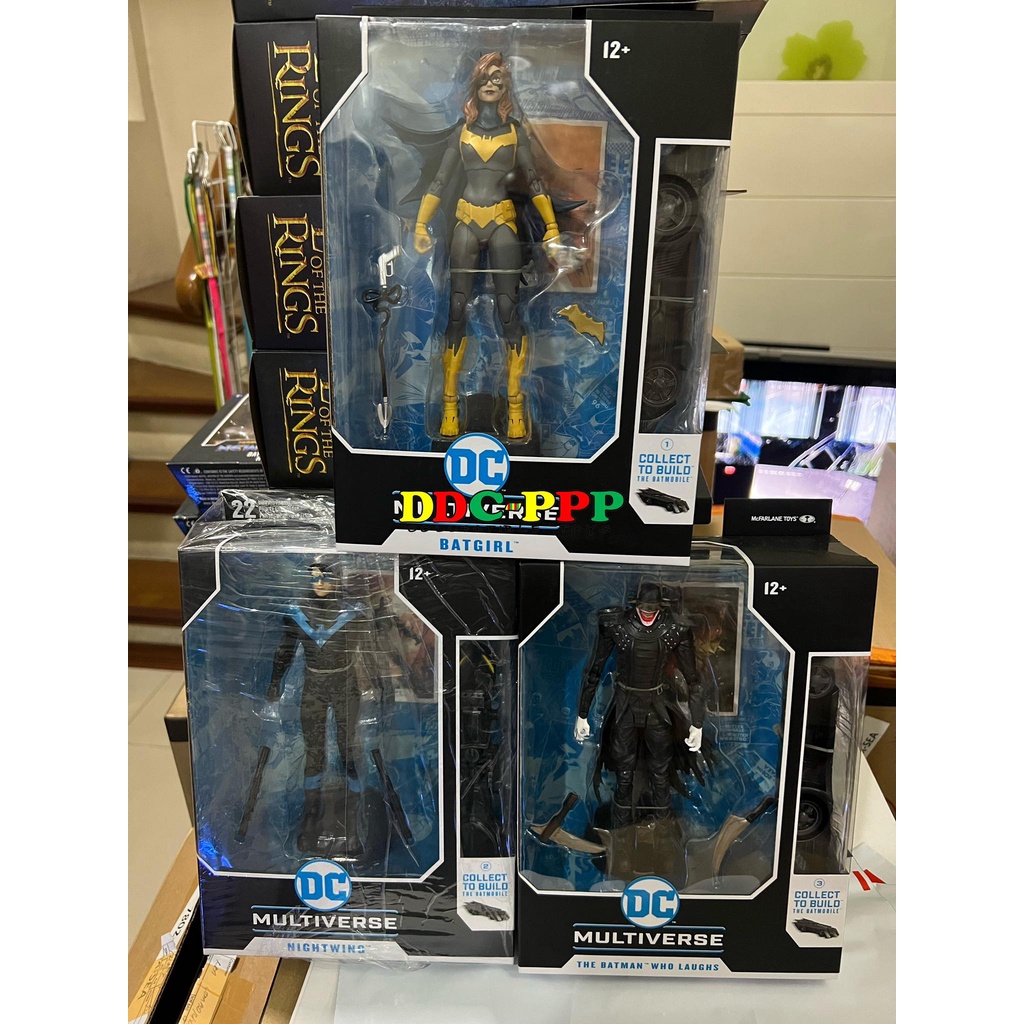 McFarlane Toys DC Rebirth Batgirl, Nightwing and Batman who Laughs ...