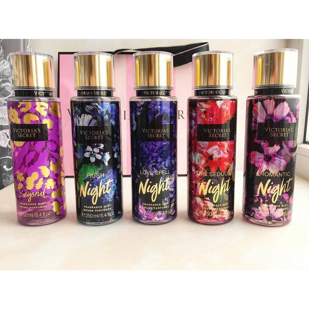 Pure Seduction Night Victoria's secret Fragrance mist with barcode ...