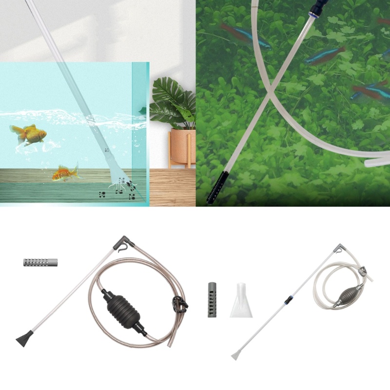 Aquarium Siphon Water Changer Automatic Siphon Pump FishTank Water ...